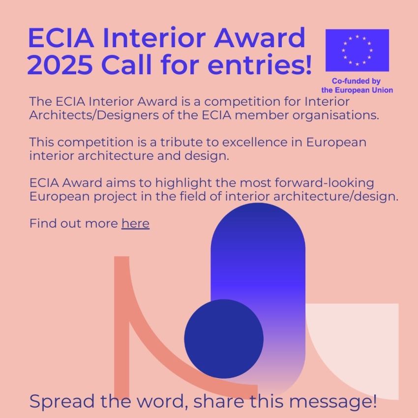 LANCEMENT DE L' ECIA Interior Award 2025